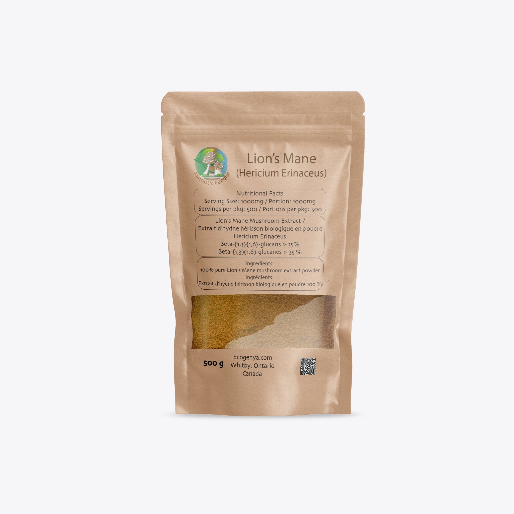 Organic Lion’s Mane (Hericium Erinaceus) Mushroom extract powder / Ext ... Organic Lion’s Mane (Hericium Erinaceus) Mushroom extract powder / Ext ...
